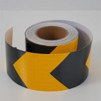 China Waterproof High Visibility Reflective Warning Tape For Road Traffic Warning for sale