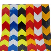 China Self Adhesive Crystal Lattice Reflective Film Road Safety Stripes Reflective Caution Tape for sale
