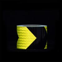 China Waterproof High Visibility Reflective Warning Tape For Road Traffic Warning for sale