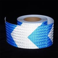 China Crystal Lattice Arrow Grid Design Reflective Honeycomb Conspicuity Tape For Traffic Warning Signs for sale