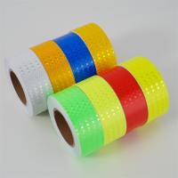 China Custom PVC Crystal Lattice Truck Reflective Radium Tape Stickers White Yellow Red Green Blue for sale