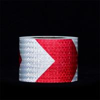 China Crystal Grid Reflective Film Stickers Self Adhesive Lattice Reflective Vinyl for Road Sign for sale