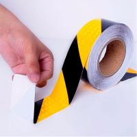China 2 Inch High Intensity Prismatic Reflective Caution Tape Sticker For Work Zone Marking for sale