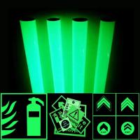 China Customized Adhesive Luminous Vinyl Glow In The Dark For Glowing Signs for sale
