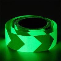 China Customized Safety Glow In The Dark Reflective Tape Stickers For Walkways for sale