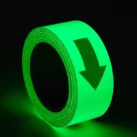 China ODM Arrow Glow In The Dark Sticker Tape For Night Warning for sale