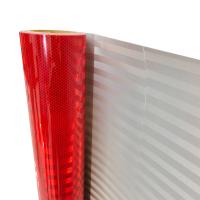 China Gold Red Prismatic Reflective Sheeting Flexible Printable ODM for sale
