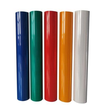 China Acrylic Tearable Easy Opration Weather-resistant Reflective Road Sign Materials for sale