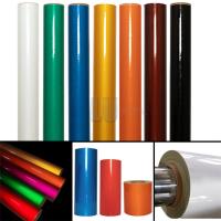China 5100 PET Reflective Vinyl Film Radium Retro Large Reflective Sheet Roll for sale