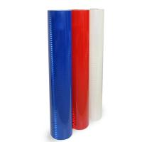 China White Blue Red Prismatic Reflective Temporary Vinyl Film PET Material for sale