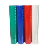 China Red High Intensity Prismatic Reflective Sheeting Roll Printable Flexible OEM for sale