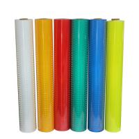 China PSA Adhesive Permanent EGP Reflective Sheeting High Legibility for sale