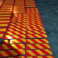 China OEM Yellow Red Reflective Marker Board Rear Marking Plate Vehicle Safety for sale