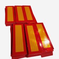 China Hi Vis Yellow Vehicle Conspicuity Markings Lorry Marker Boards Red for sale