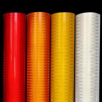 China Acrylic High Intensity Prismatic Reflective Sheeting Vinyl For Traffic Safety for sale