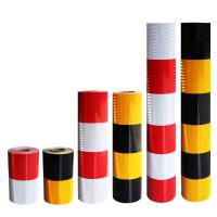 China Waterproof Micro Prism Type Slant Strip Printed Reflective Vinyl for sale