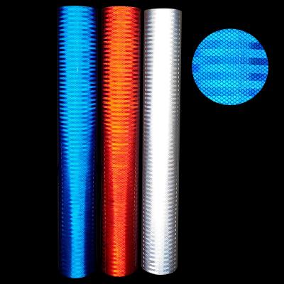 China PET Micro Prismatic Vinyl Roll For Traffic Safety Reflective Sheeting for sale