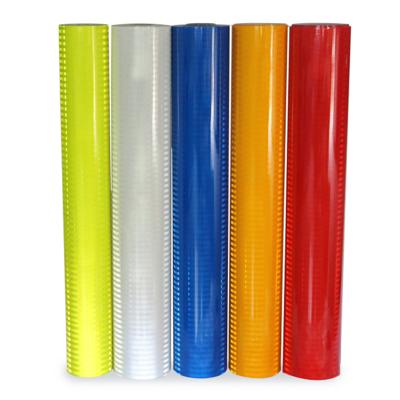 China High Strength Reflective Prismatic Vinyl Sheet Yellow Custom for sale
