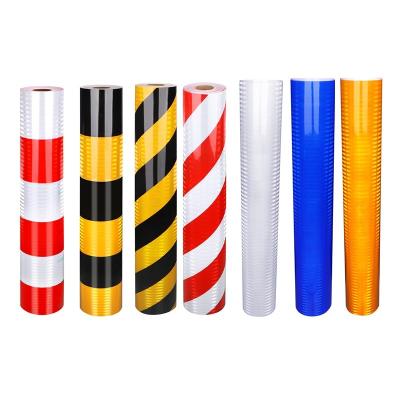 China Acrylic Material High Intensity Grade Reflective Slant Strip Film 9300s For Vehicle Stickers for sale
