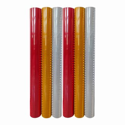China High Visibility Metalized Prismatic Reflective Sheeting for Truck Vehicle Mark for sale