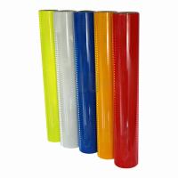 China High Visibility Prismatic Reflective Sheeting Reflective Film Vinyl Roll For Traffic Signs for sale