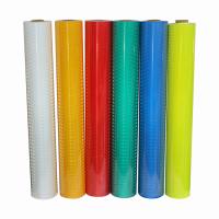 China High Visibility Prismatic Reflective Sheeting Reflective Film Vinyl Roll For Traffic Signs for sale
