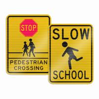 China OEM Mandatory Reflective Traffic Signs Speed Limit For Road Safety Warning for sale