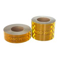 China Metalized Radium SASO 2913 Reflective Tape Stickers Custom for Warning for sale