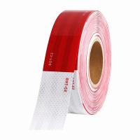 China 5cm PET DOT Reflective Tape For Trailer Glass Bead Customized for sale