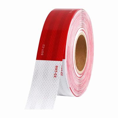 China 5cm PET DOT Reflective Tape For Trailer Glass Bead Customized for sale