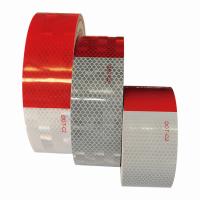 China 5cm PET DOT Reflective Tape For Trailer Glass Bead Customized for sale