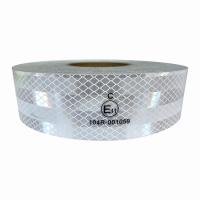 China Metalized Hi Vis Adhesive Tape Reflective Tape For Trailers Customized for sale