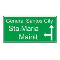China Custom Green Motorway Highway Sign Symbols Traffic Main Road Signages for sale