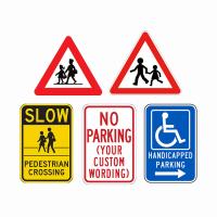 China Custom Reflective Traffic Road Safety Sign No Parking Stop Speed Limit Warning for sale