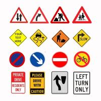 China Triangle Highway Code Symbol Mandatory Pedestrian Prohibited Sign for sale