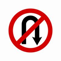 China Custom OEM Roadway Reflective Safety Signs Mandatory Warning Traffic Sign Circle Board for sale