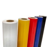 China ODM PET Reflective Vinyl Film Industrial For Safety Road Signs for sale