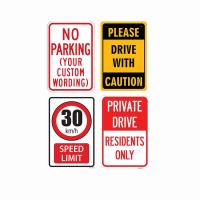 China OEM Metal Aluminum Slow Kids Reflective Road Street Signage Safety Traffic Sign Board for sale