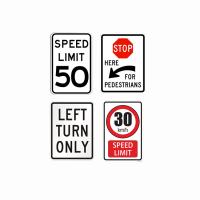 China ODM Road Turn Reflective Safety Signs PET Aluminum Board for sale