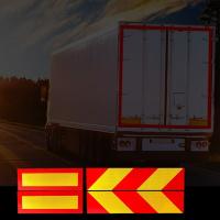 China High Visibility Metal Reflective Vehicle Conspicuity Markings For Truck Lorry for sale