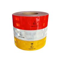 China Conspicuity PET White Yellow Red Vehicle Truck ECE Reflective Tape for sale