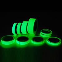 China Custom Self Adhesive Photoluminescent Glow In The Dark Tape For Exit Signs for sale