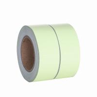China Custom Self Adhesive Photoluminescent Films Sticker Printable Glow In The Dark Vinyl for sale