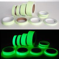 China Custom Self Adhesive Photoluminescent Glow In The Dark Tape For Exit Signs for sale