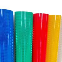 China Self Adhesive Acrylic Printing Retro-reflective Reflective Sheeting Material For Traffic Sign for sale