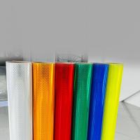 China Printable Diamond Grade Reflective Sheeting Material Vinyl For Traffic Sign for sale