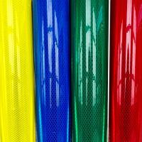 China PMMA Diamond Grade Reflective Sheeting Material Vinyl Roll For Safety Warning for sale