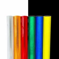 China Acrylic Printable Diamond Grade Conspicuity Reflective Sticker Vinyl Roll For Road Signs for sale