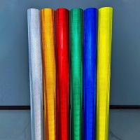 China Printable Acrylic Diamond Grade Reflective Sheeting For Traffic Safety Signs for sale