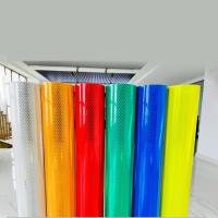 China ASTM Self Adhesive Micro Prismatic Diamond Grade Retroreflective Reflective Vinyl for sale